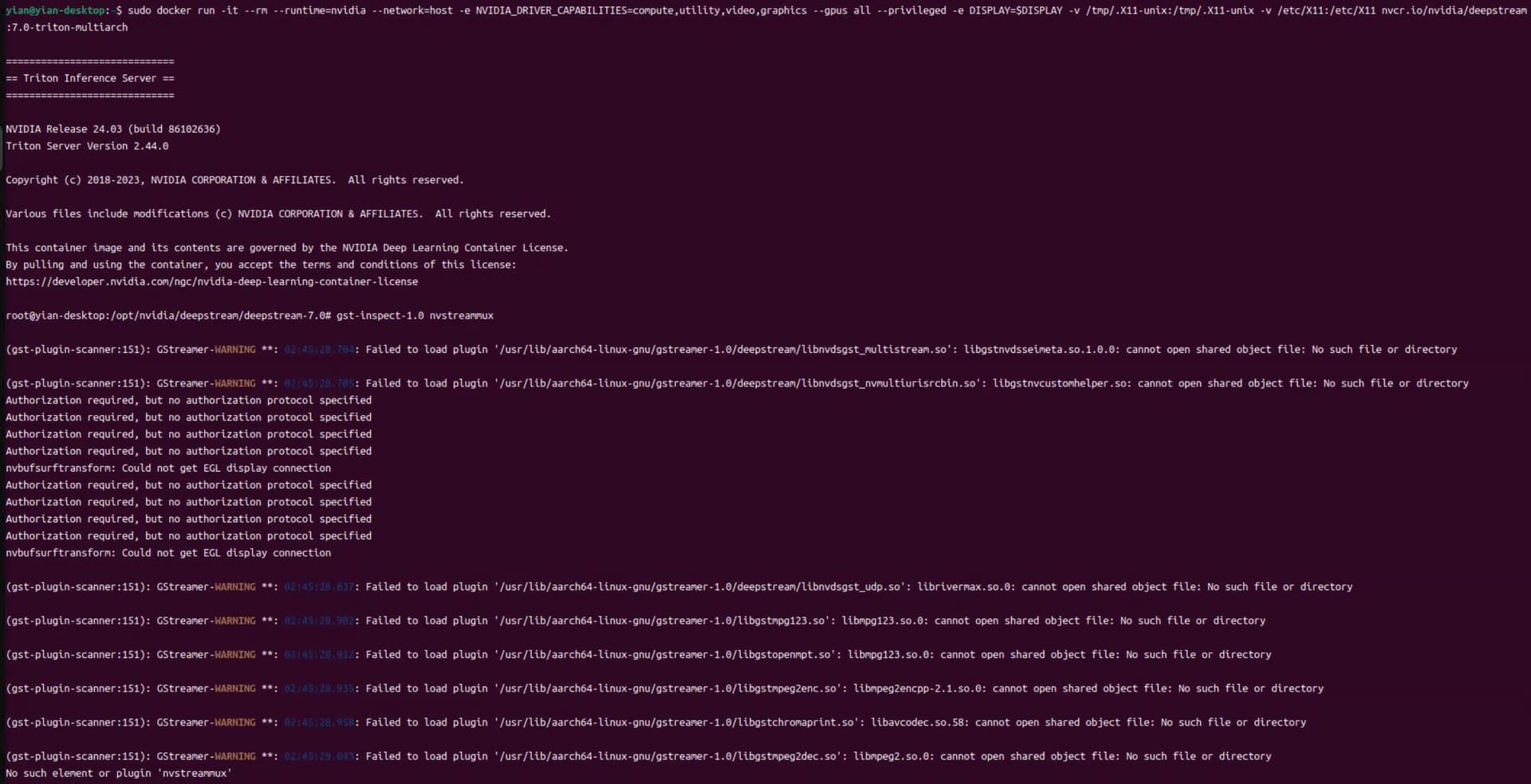 Deepstream:7.0-triton-multiarch not exist nvstreammux on Jetson platform - DeepStream SDK ...
