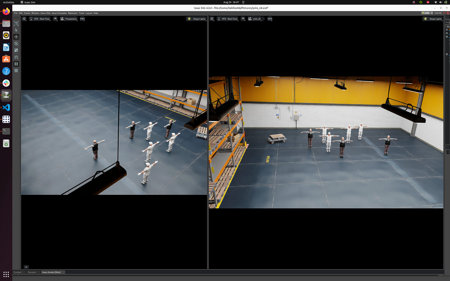 Leveraging Nvidia Isaac Sim With Yolov8 Advanced Object Detection And Segmentation In Warehouse