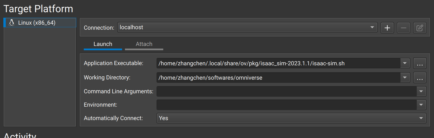 Failed To Launch And Attach The Issac Sim In Nsight Graphics Nsight Graphics Nvidia