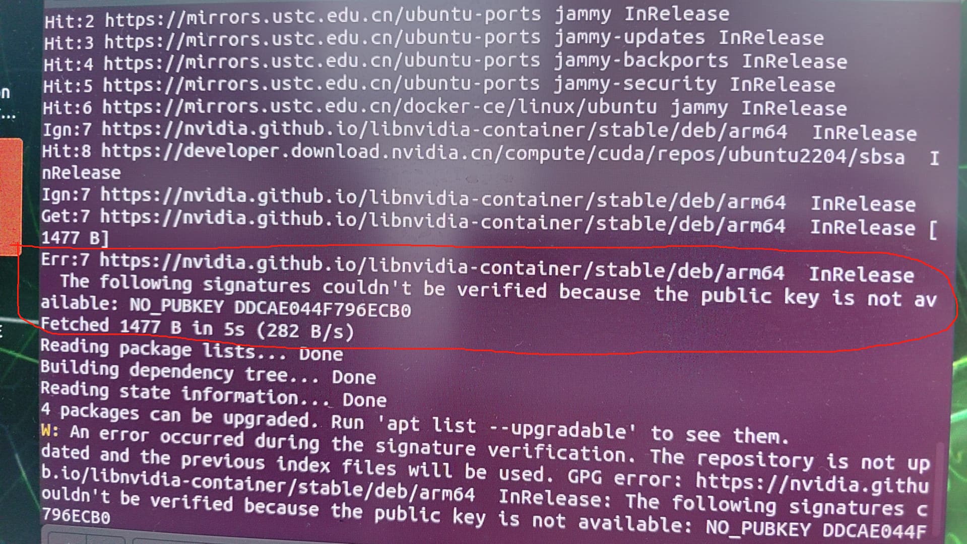 Unsupported distribution or misconfigured repository settings - Container: CUDA - NVIDIA ...