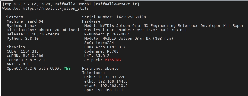 Jetson Orin NX, L4T 35.6.2. Use temsorrt infer. Nvmap caused the kernel ...