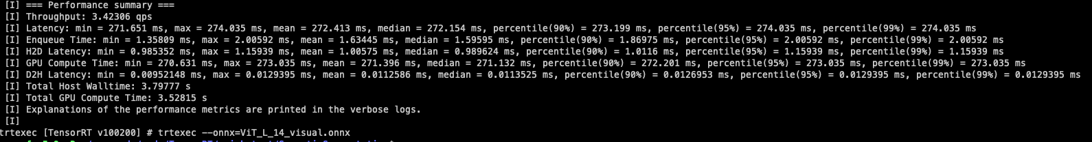 Tensorrt inference api that open_clip ViT-L-14 is slowing down - TensorRT - NVIDIA Developer Forums