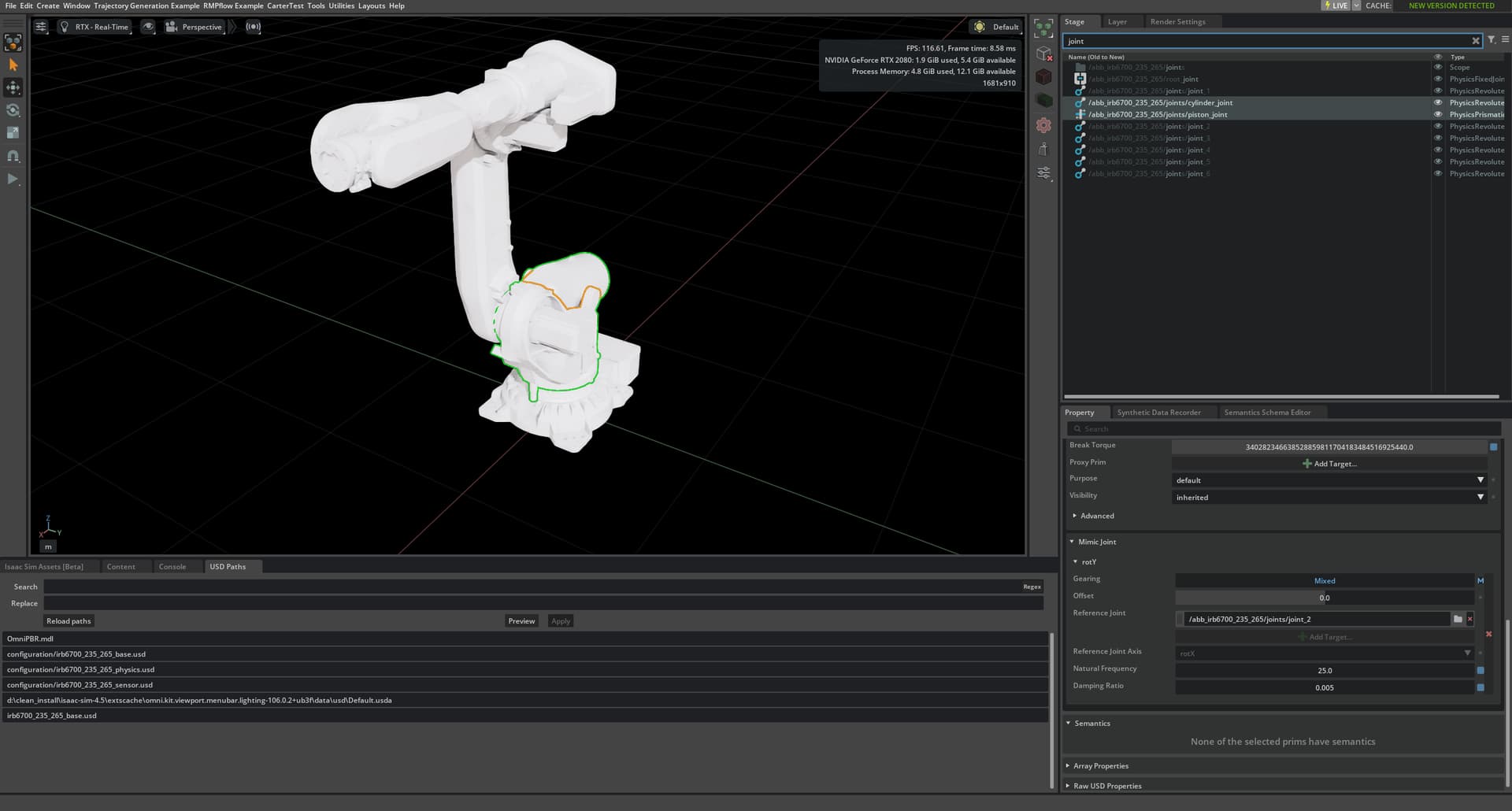 ABB Robot rmpflow problem - Isaac Sim - NVIDIA Developer Forums
