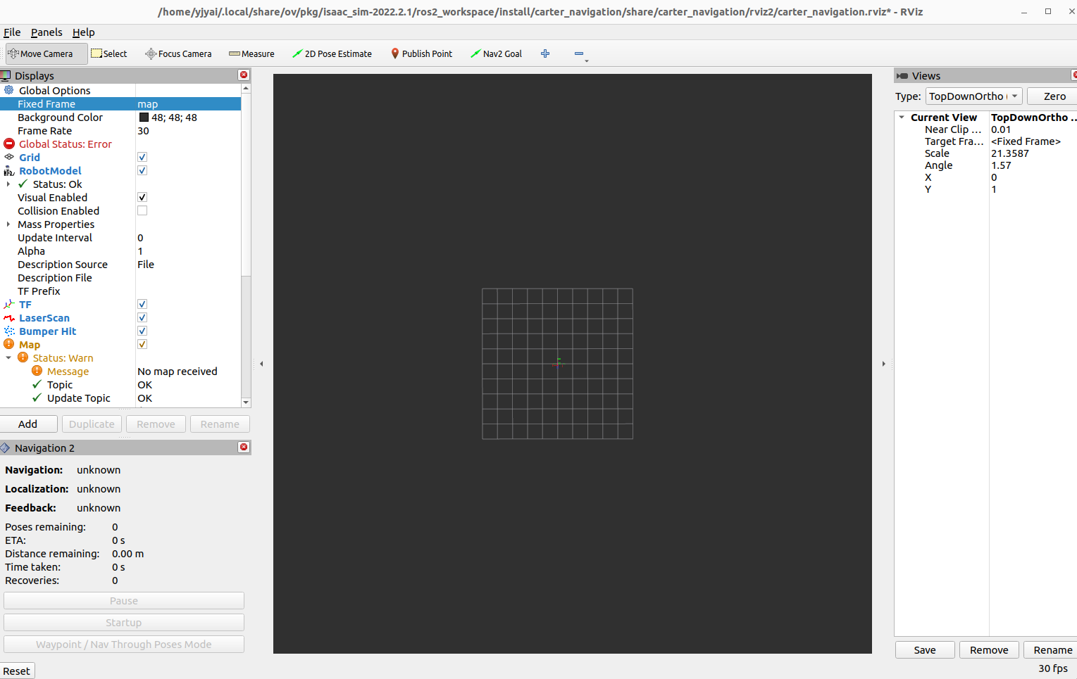 Cannot run the navigation example with ros2 humble - Isaac Sim - NVIDIA ... Cannot run the navigation example with ros2 humble - Isaac Sim - NVIDIA ...