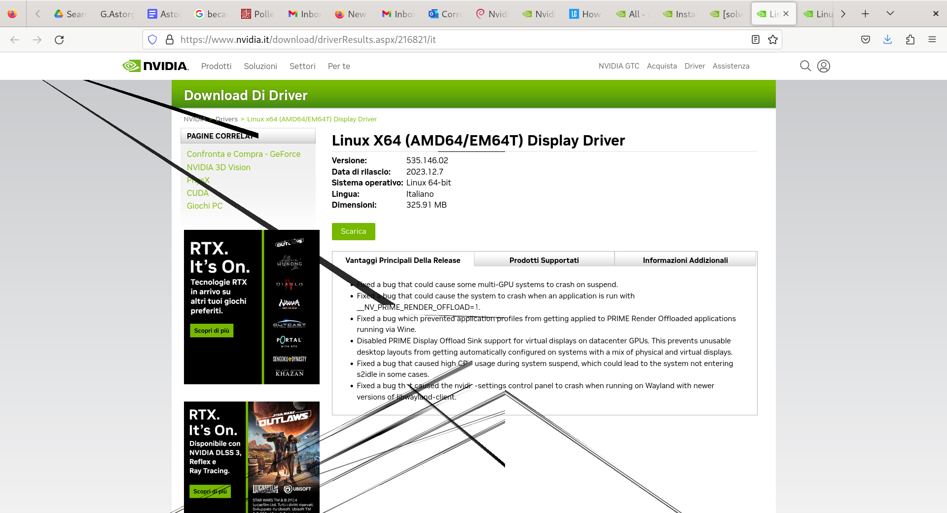 Glitching screen after installing debian bookworm - Linux - NVIDIA ...