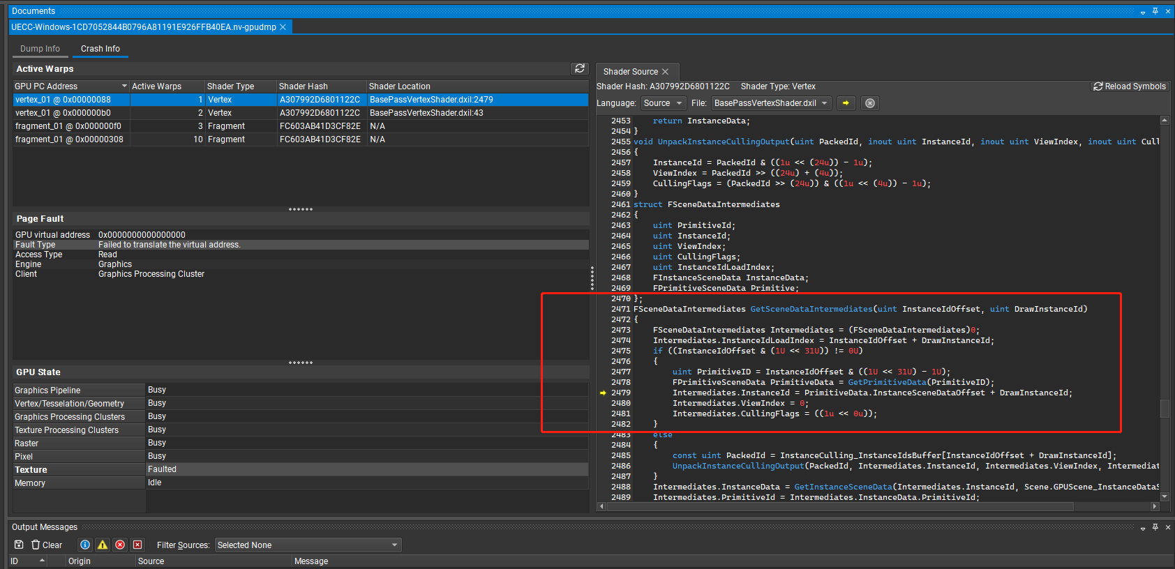 PFN_GFSDK_Aftermath_ShaderDebugInfoCb is not called by Aftermath when GPU Hung - Nsight ...