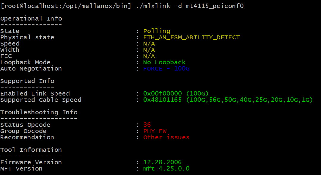 Dell Z9100-ON Switch + Mellanox/Nvidia MCX455-ECAT 100GbE QSFP28 ...