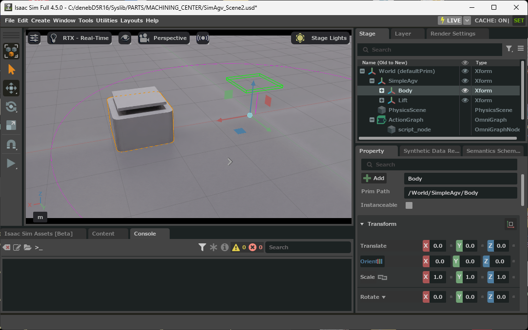 RTXformable - collider does not follow position transformation - Isaac Sim - NVIDIA Developer Forums