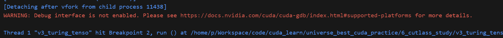 Unable to set breakpoints in cuda kernel when logging into wsl using remote ssh - CUDA-GDB ...