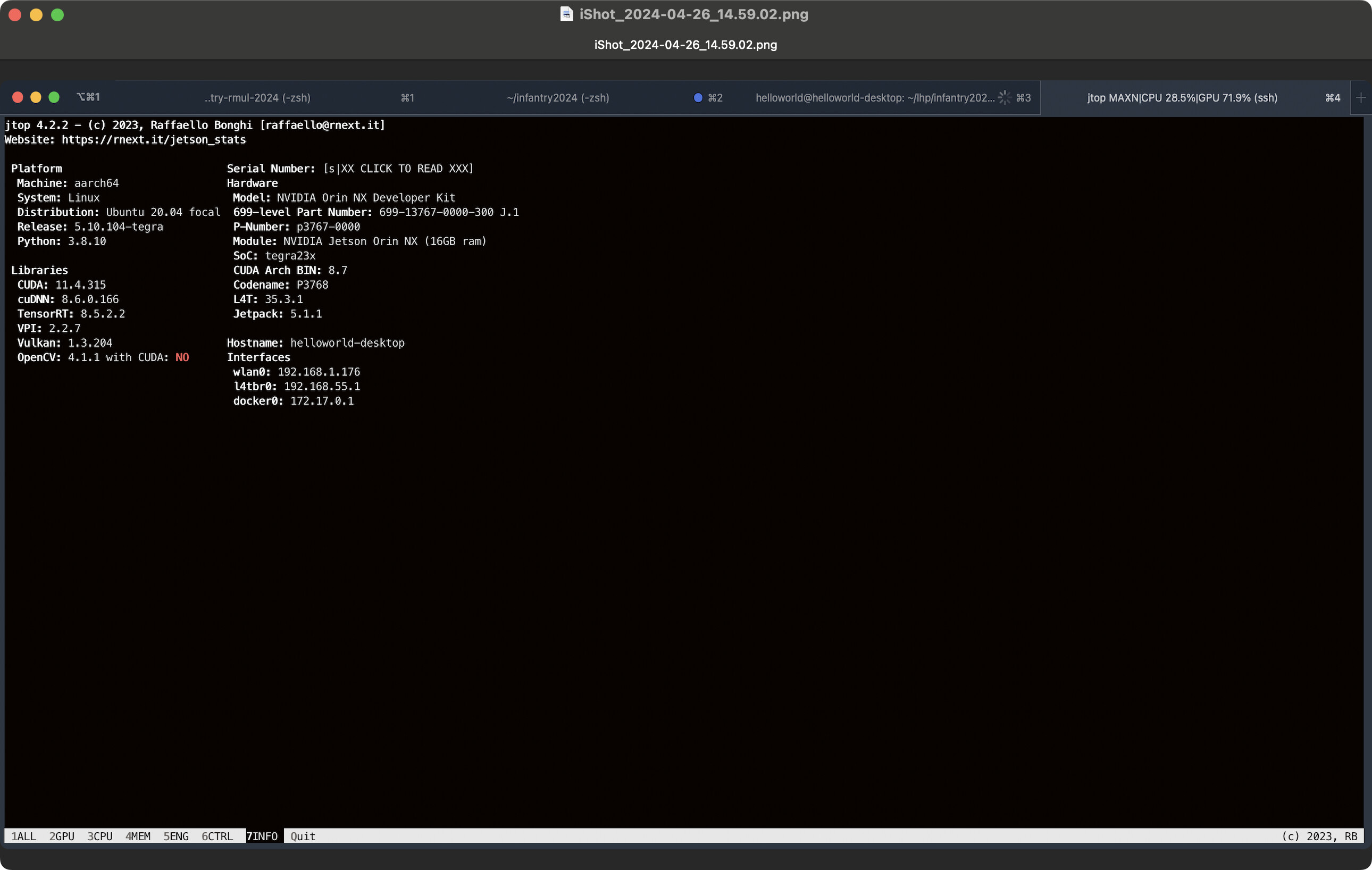 GPU frequency showing as 0 - Jetson Orin NX - NVIDIA Developer Forums
