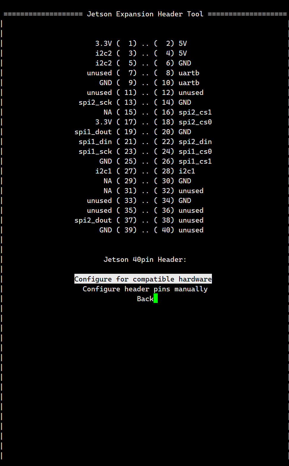 After Configuring Spi Spi Cannot Be Used Miso And Mosi Are Connected Together Jetson Nano
