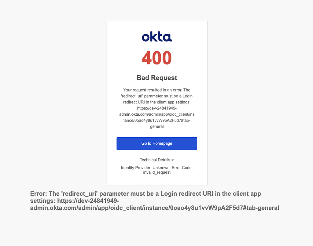 Idp redirect_uri is pointing to source org instead of /callback - OAuth/OIDC - Okta Developer ...