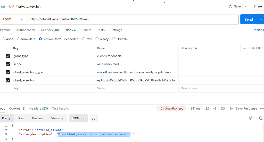 Oauth Access token with public/private key approach - OAuth/OIDC - Okta Developer Community