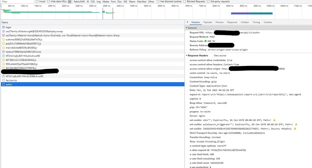 Okta login widget is stuck in login - Questions - Okta Developer Community