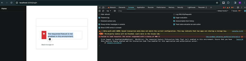 Unable to parse interaction_code from the url - OAuth/OIDC - Okta ... Unable to parse interaction_code from the url - OAuth/OIDC - Okta ...