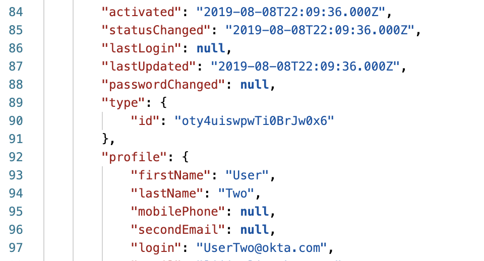 How To Add More Custom Fields To Response Of Okta Api Questions 3655