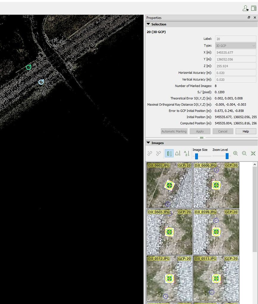 ERROR TO GCP INITIAL POSITION - PIX4Dmapper Questions/Troubleshooting - Pix4D Community