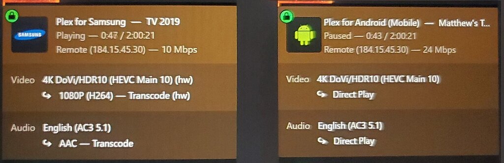 Client Transcoding And I Don't Know Why - NAS & Devices - Plex Forum