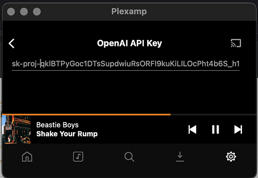 OpenAI API Key Stored in Plaintext (Security Risk) - Plex Labs - Plex Forum