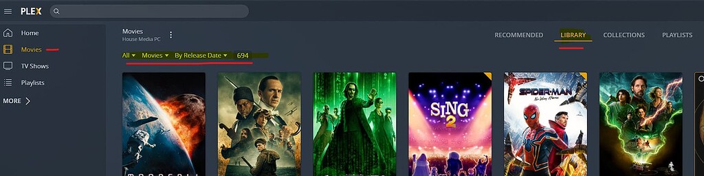 Plex collection screen is not showing collections - Desktops & Laptops ...