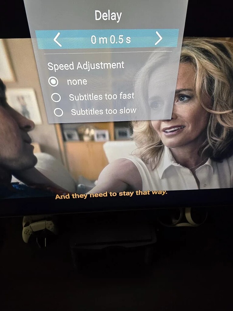 How to adjust subtitles delay/speed on the Android/Google TV Plex client? - Smart TVs - Plex Forum