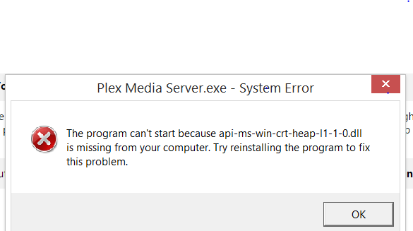 How do i fix this error? - Desktops & Laptops - Plex Forum