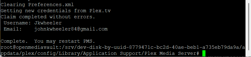 Need help claiming server - docker container - NAS & Devices - Plex Forum