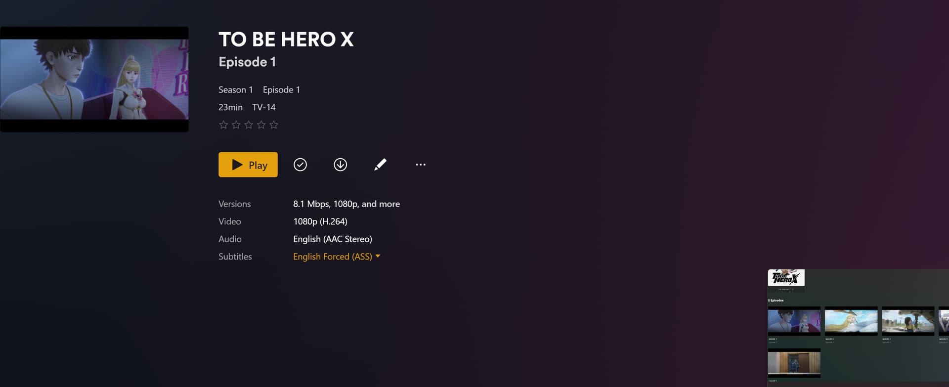 No episode names for TO BE HERO X (2025) even though tvdb has names - Metadata & Adding Files ...
