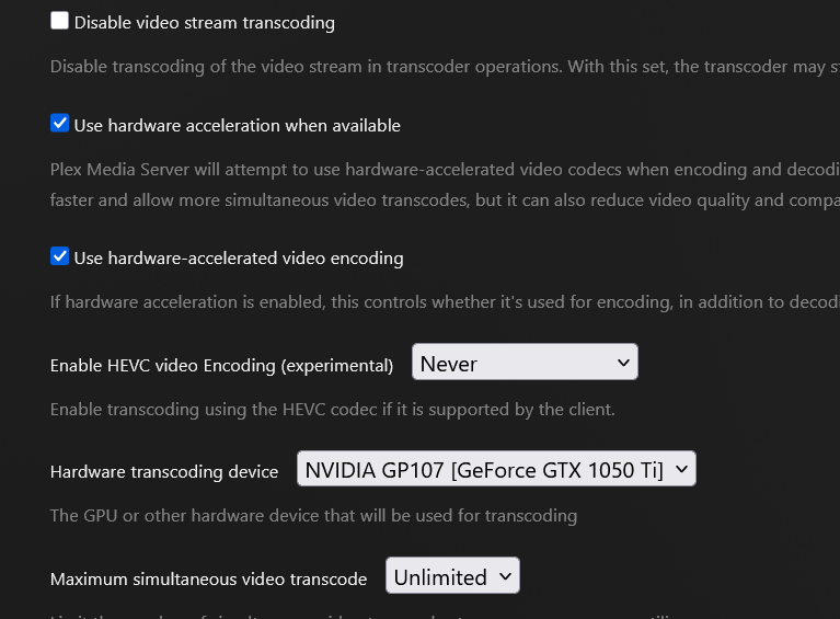 Transcoding stopped working - NAS & Devices - Plex Forum