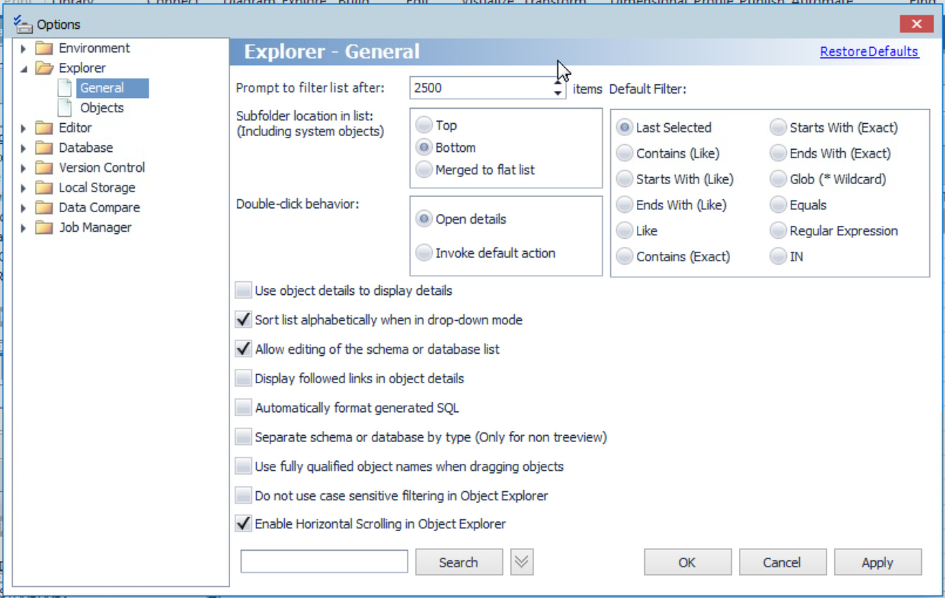 How to see more than 1000 records - Toad Data Point & Toad Intelligence ...