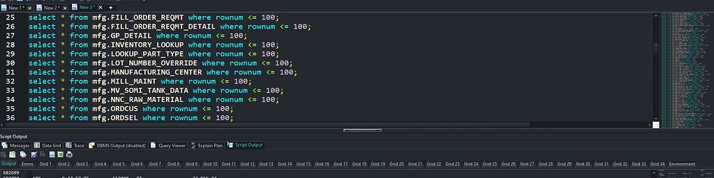 Tie Executed Queries to grid - Toad for Oracle - Beta - Toad World® Forums