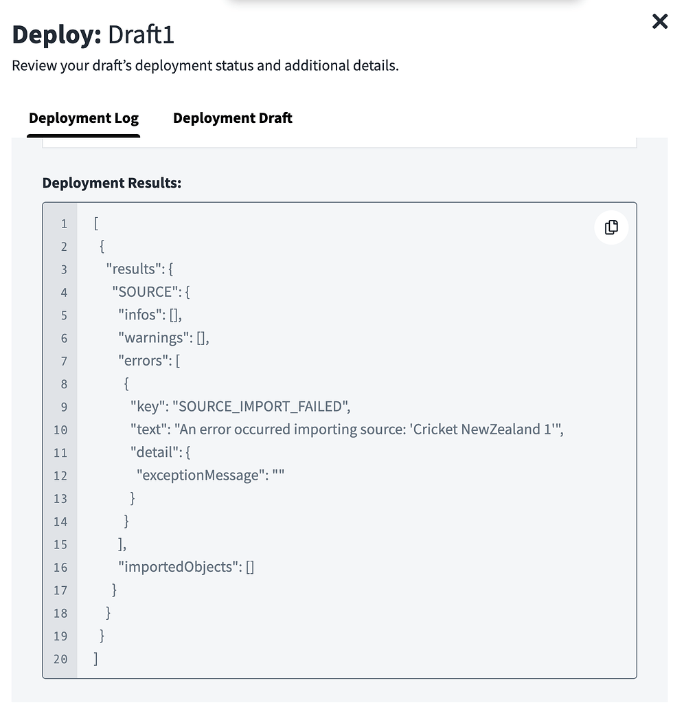 Configuration Hub - Source Draft deployment ERROR - ISC Discussion and ... Configuration Hub - Source Draft deployment ERROR - ISC Discussion and ...