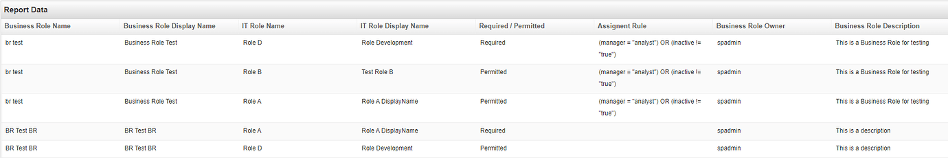 IIQ Business Role Report - Community Tools - SailPoint Developer Community