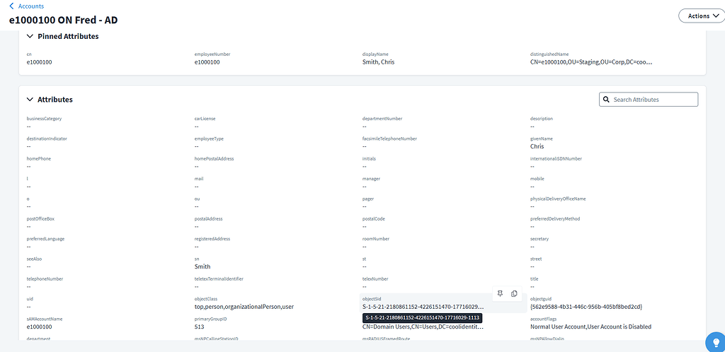 Re-order Identity Account Attributes in the UI - ISC Community ...
