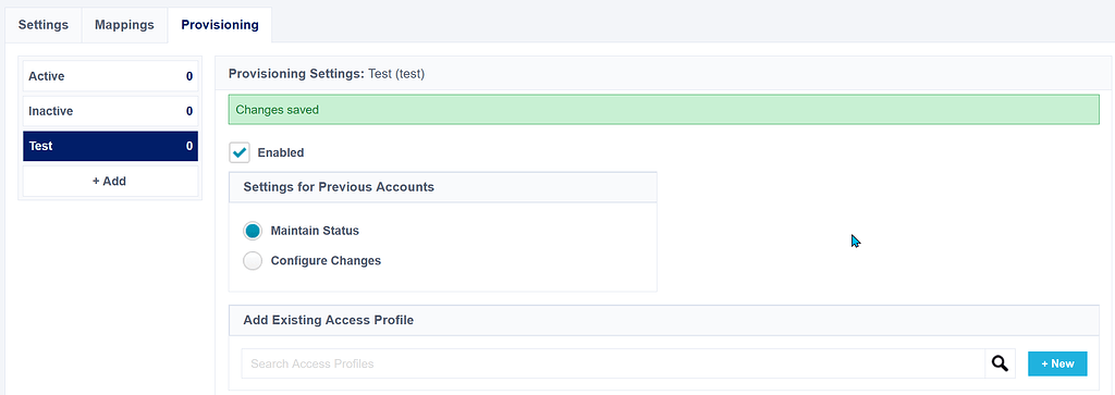 Identity Profile » Provisioning: You have unsaved changes - Bugs - SailPoint Developer Community