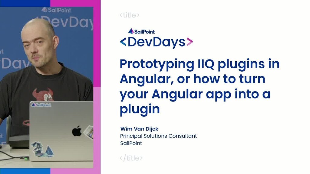 Prototyping Iiq Plugins In Angular Or How To Turn Your Angular App Into A Plugin Video