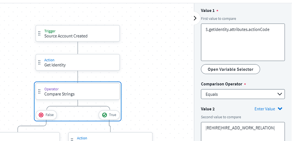 Compare strings operator - ISC Discussion and Questions - SailPoint Developer Community