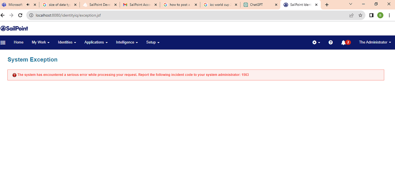 Why am I getting this error? - IIQ Discussion and Questions - SailPoint Developer Community