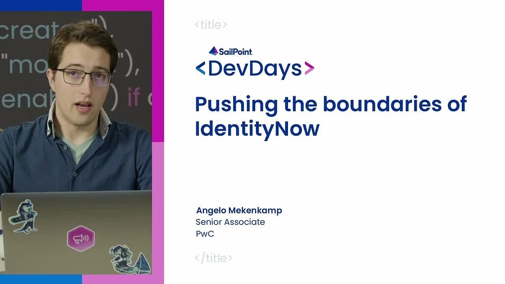 Pushing the boundaries of IdentityNow - Video Library - SailPoint ...