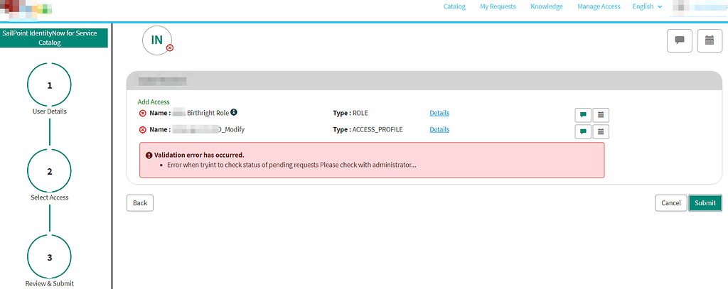 ServiceNow Service Catalog Request Submission Failing - ISC Discussion ...