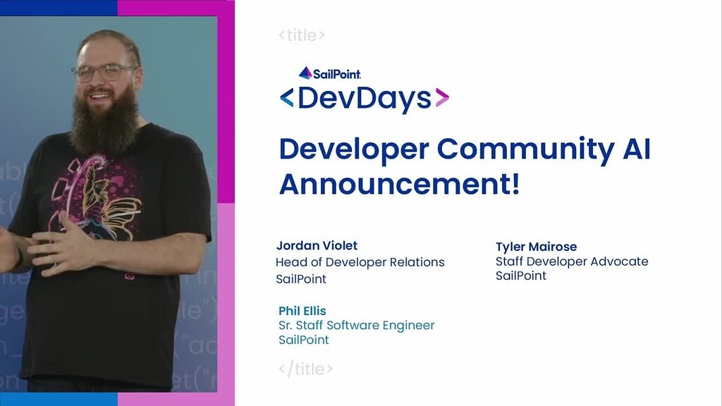 Introducing Community AI - Community Updates - SailPoint Developer ...
