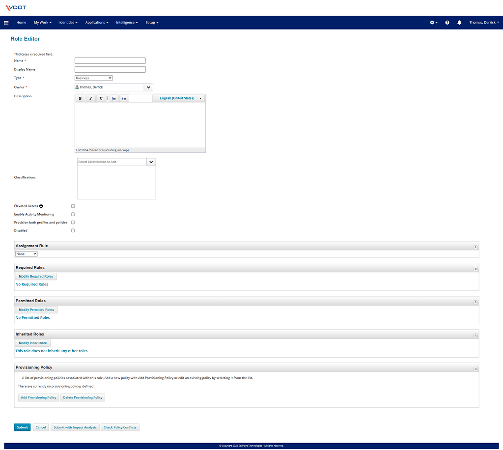 Add email attribute and email template to Business Role Form - IIQ ...
