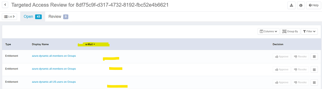 Adding new Columns to Targeted Certification - IIQ Discussion and ...