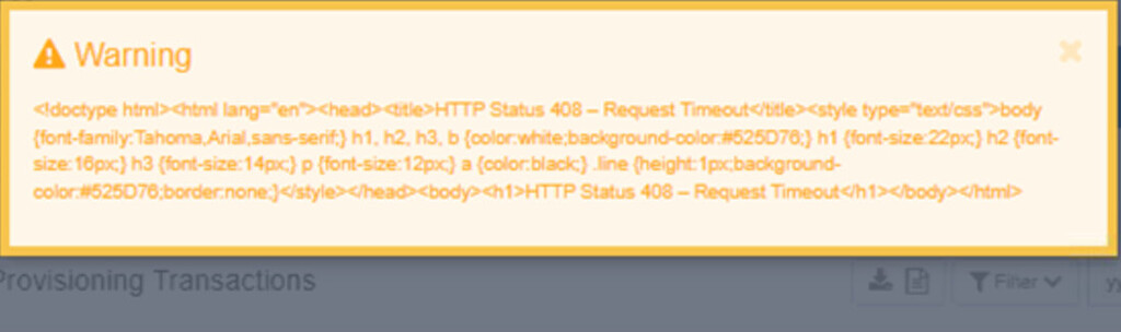 Request time out error in 8.4P2 - IIQ Discussion and Questions - SailPoint Developer Community