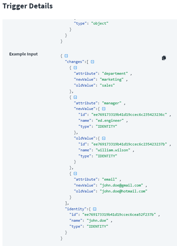 Edit Trigger Input Data Isc Discussion And Questions Sailpoint