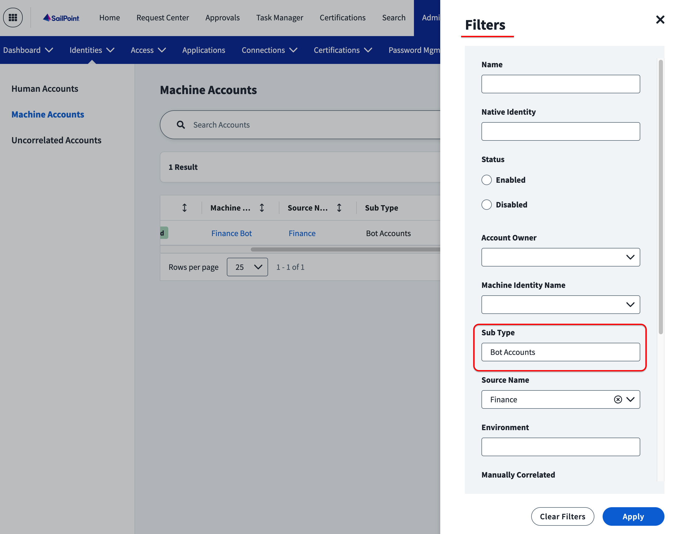 New Capability: Machine Account Subtypes - Product News - SailPoint ...