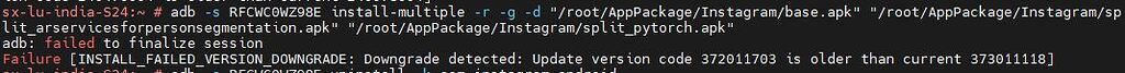 Not able to downgrade apps on S24 device using adb - Mobile - Samsung ... Not able to downgrade apps on S24 device using adb - Mobile - Samsung ...
