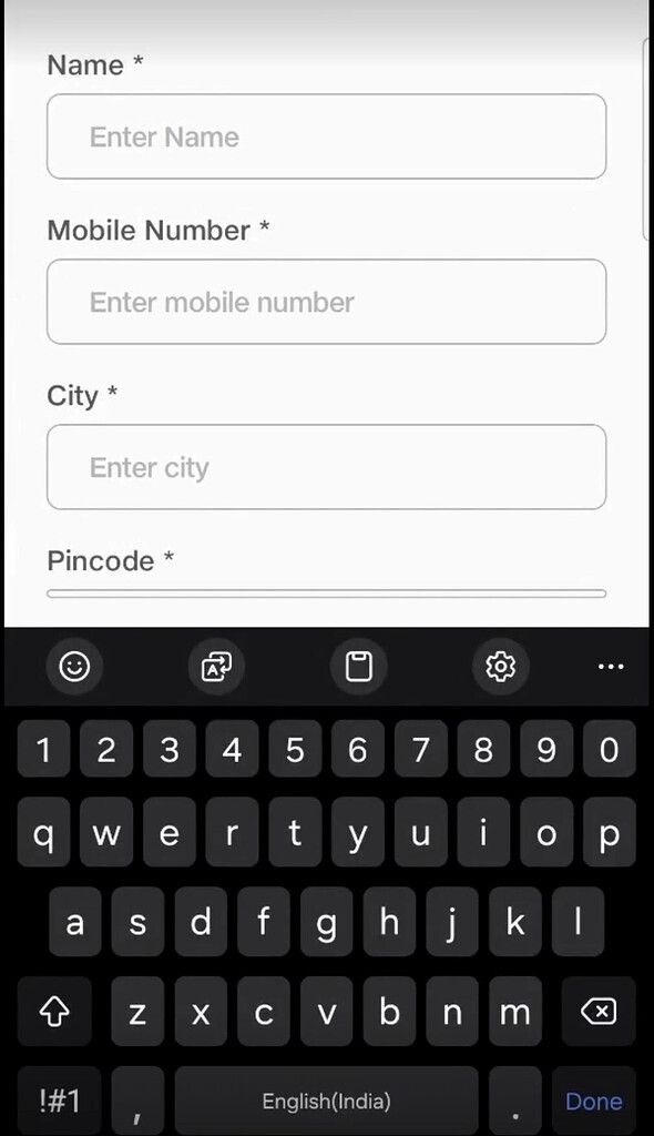 Facing issues with TextField when using Samsung Keyboard - Mobile - Samsung Developer Forums