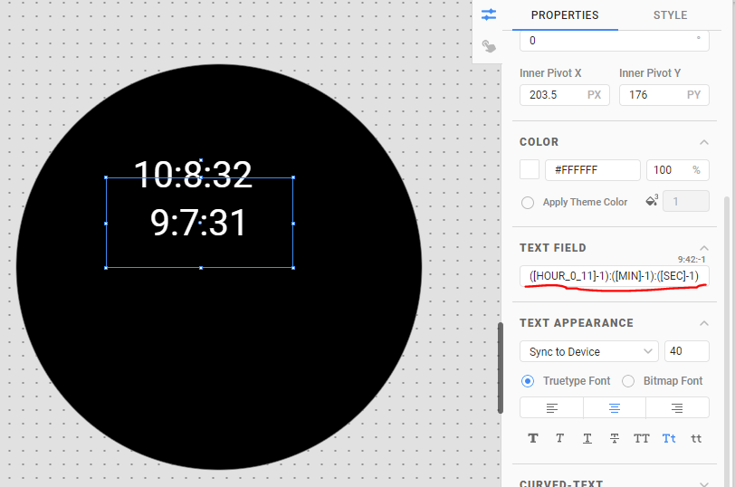 How To Add Date Minus 1 Minutes Minus 1 Tag Expression Watch Face 