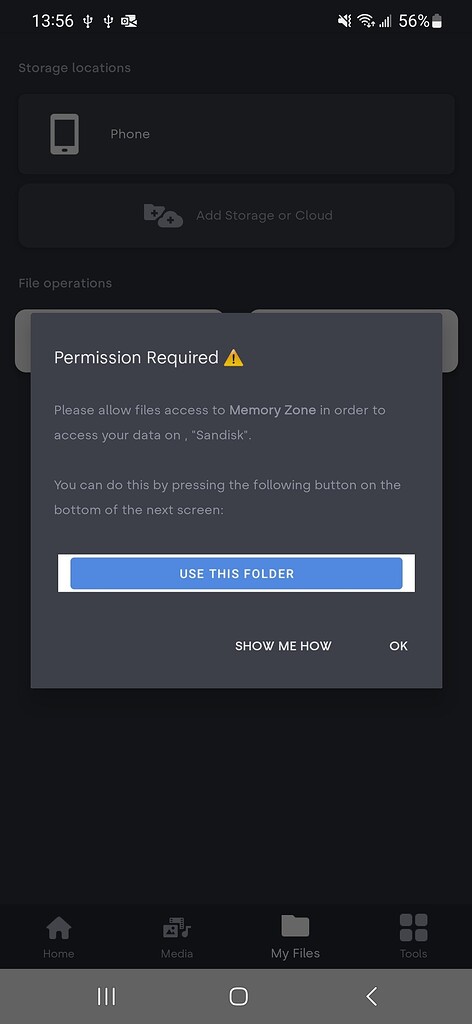 Cannot Access SD Card Through Memory Zone but can the My Files - Memory Zone 1.0 v4 (Android ...